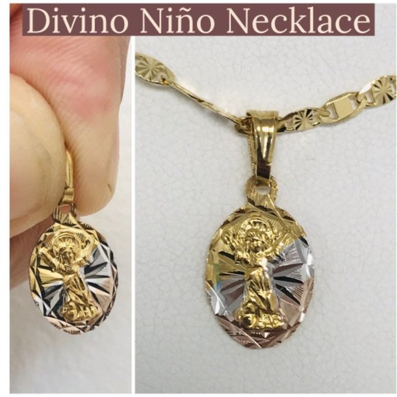 Prime Jewelry & Electronics | Accessories | 8k Gf Divino Nio Necklace ...